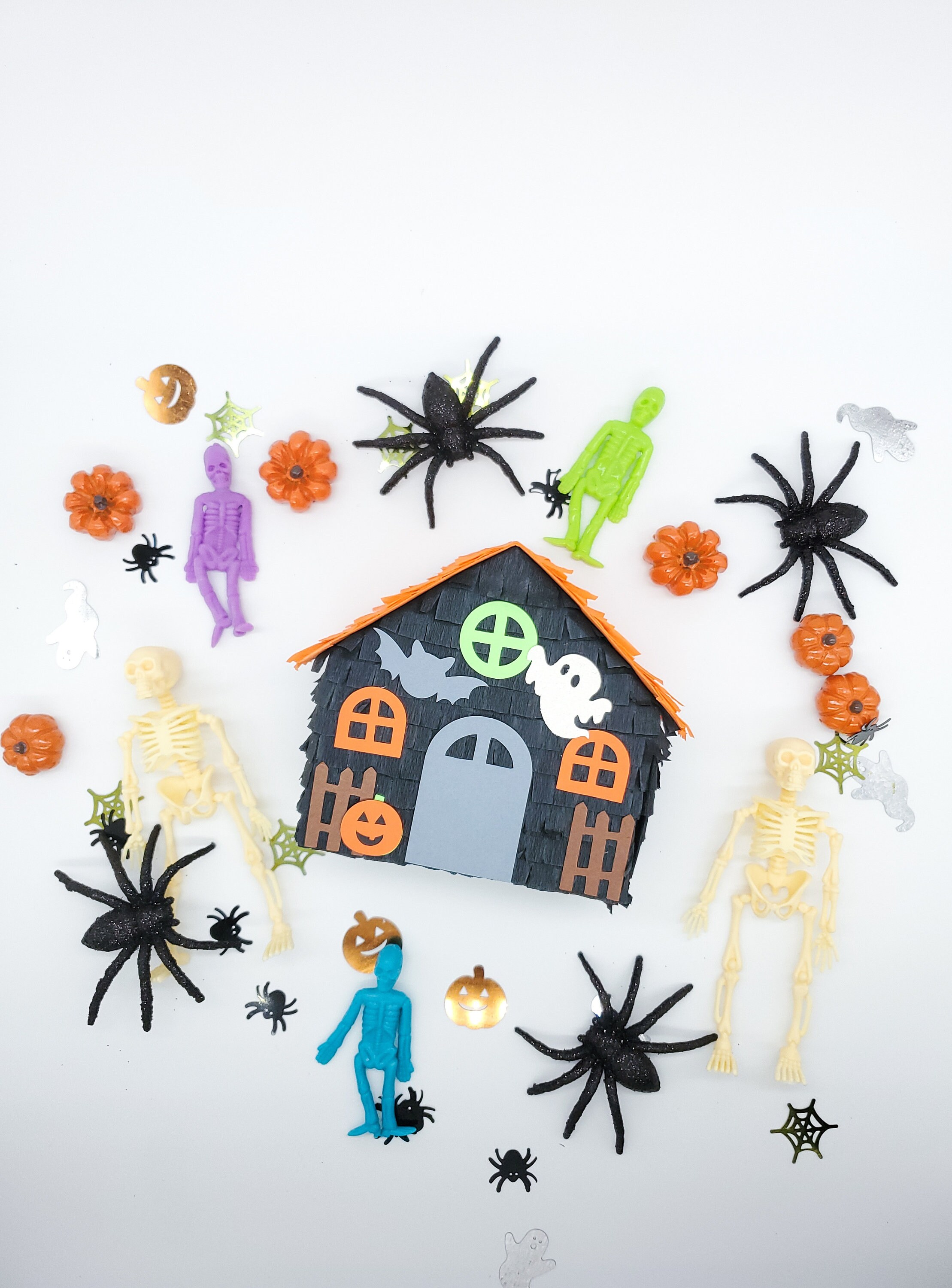 Haunted house mini piñata 1x Halloween house piñata Trick or | Etsy