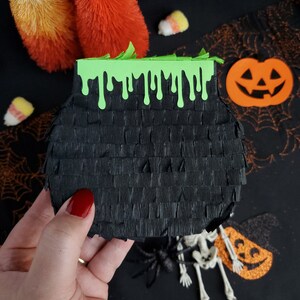 Cauldron Mini Piñata, Cauldron Decor, Witch's Cauldron, Halloween ...