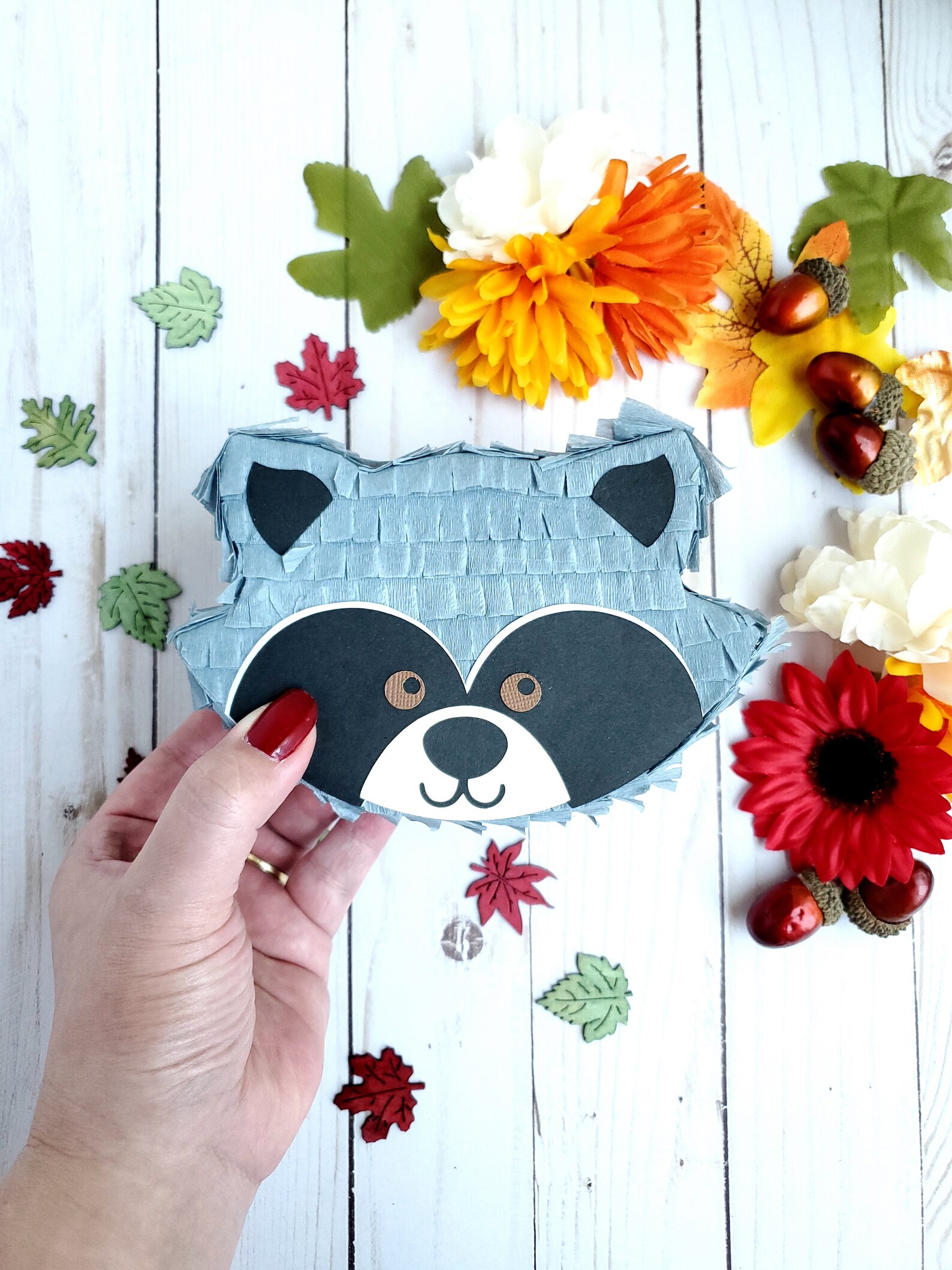 Raccoon Mini Pinata 1x Raccoon Party Favor Rustic Theme - Etsy