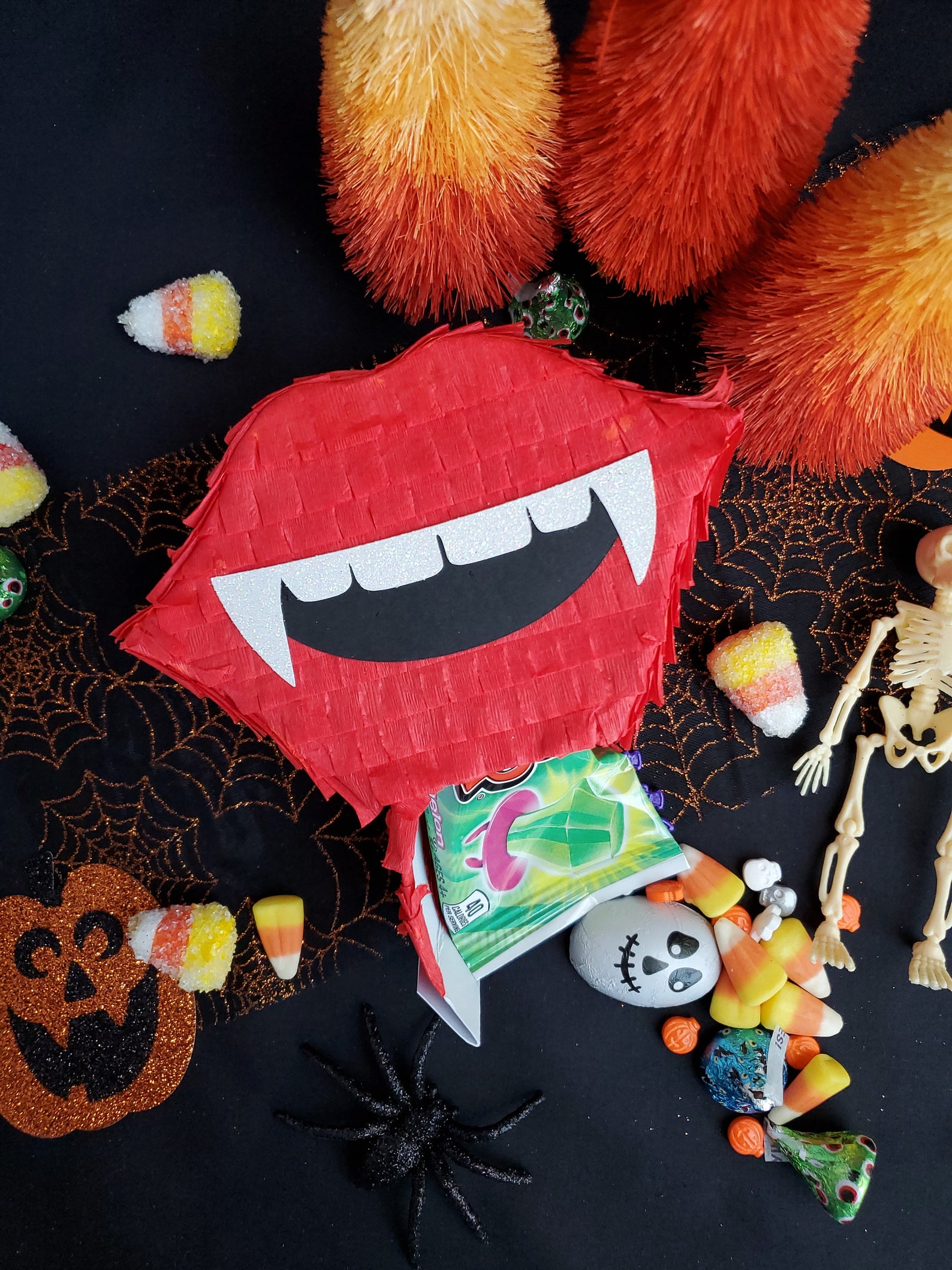 Vampire Lips Mini Piñata 4 Vampire Theme Halloween Party | Etsy