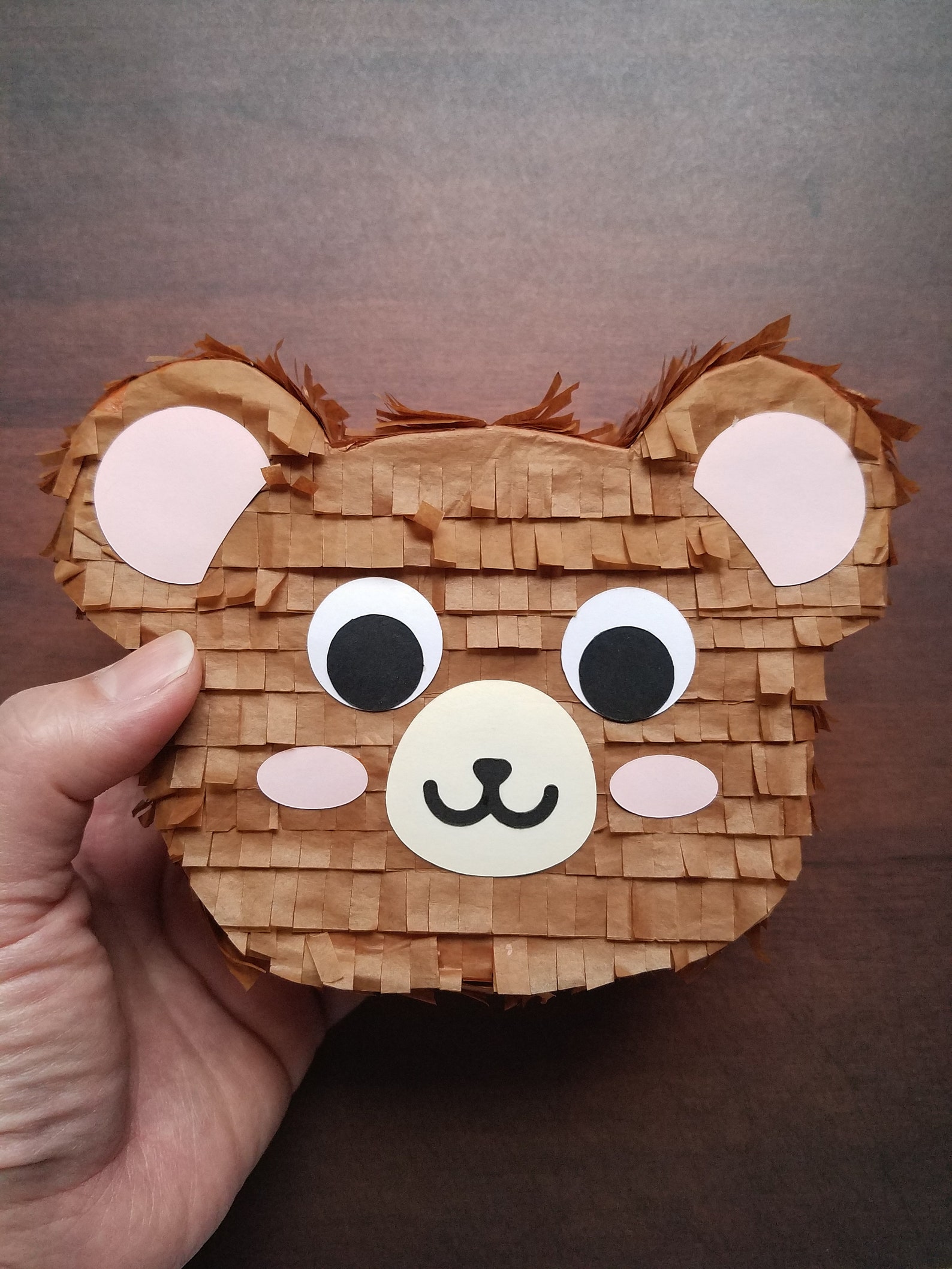 Woodland Bear Mini Piñata 4 Tall Woodland Party Favor | Etsy