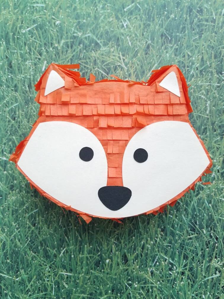 One 4 Woodland Fox Mini Piñata Woodland Party Wild - Etsy