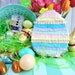 Carrot Mini Piñata 8", Carrot With Bow, Decorated Carrot, Veggie Party ...