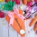 Carrot Mini Piñata 8, Carrot With Bow, Decorated Carrot, Veggie Party ...
