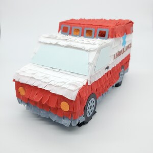 Ambulance Mini Piñata 7" Long First Responders Party Ambulance Theme ...