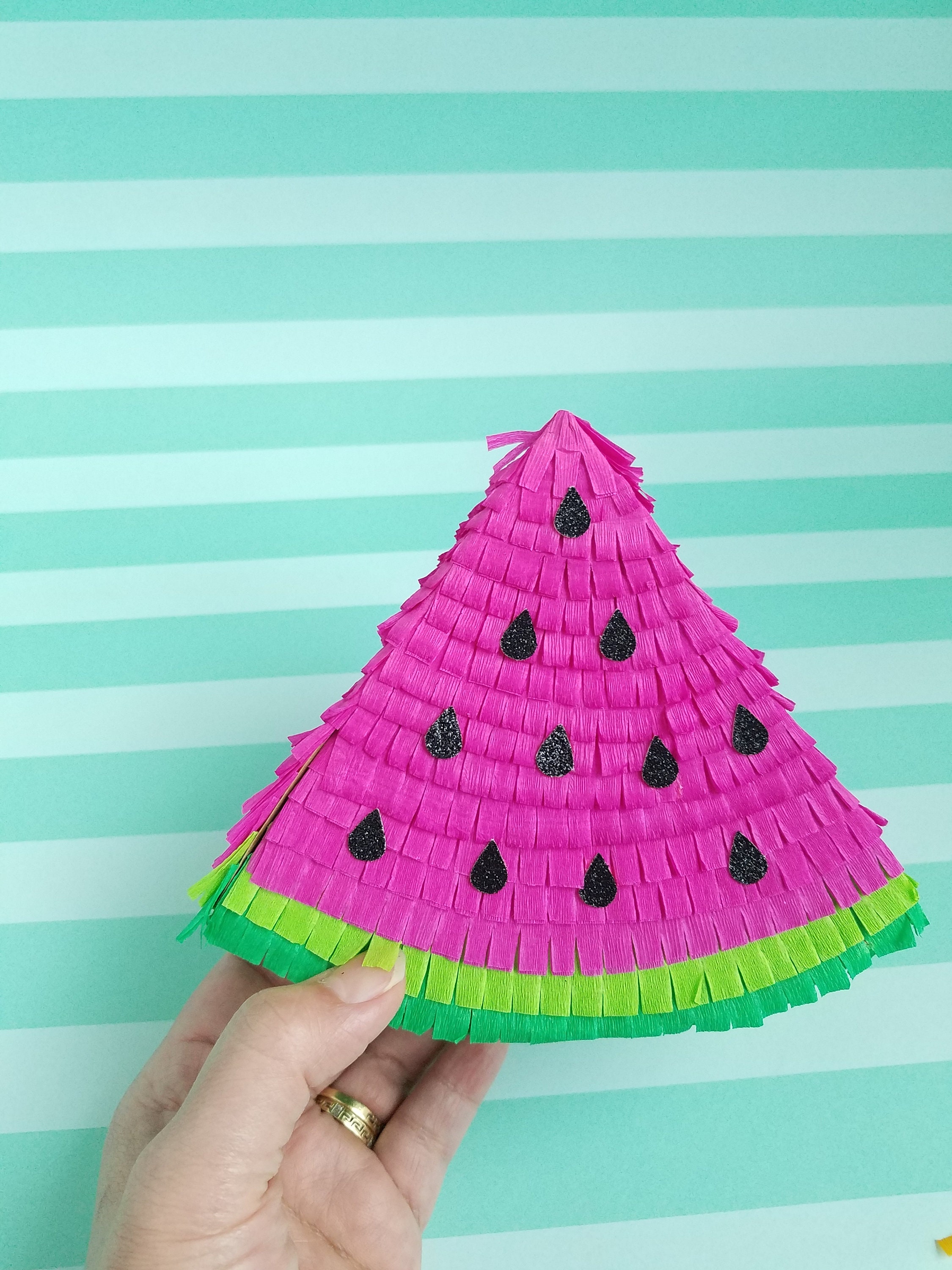 Watermelon Piñata 1x Tropical Fruit Twotti Fruitti Party | Etsy