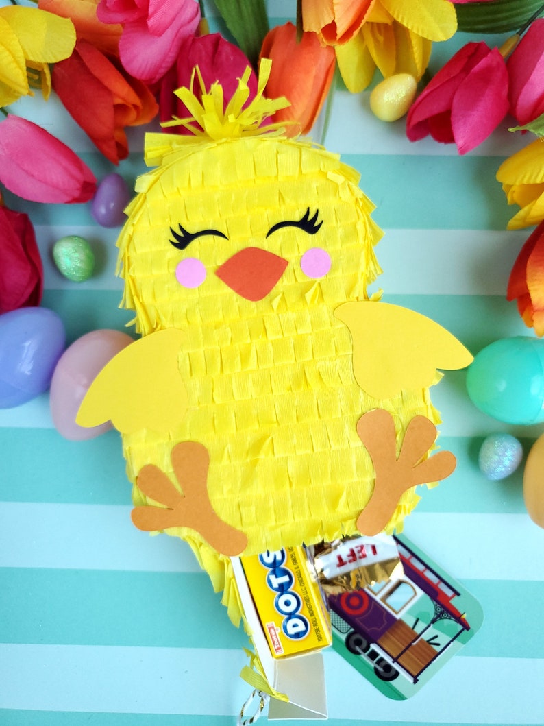 Chicken Mini Piñata, Easter Basket Filler, Farm Party Favor - Etsy