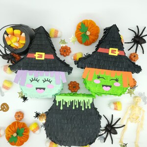 Cauldron Mini Piñata, Cauldron Decor, Witch's Cauldron, Halloween ...