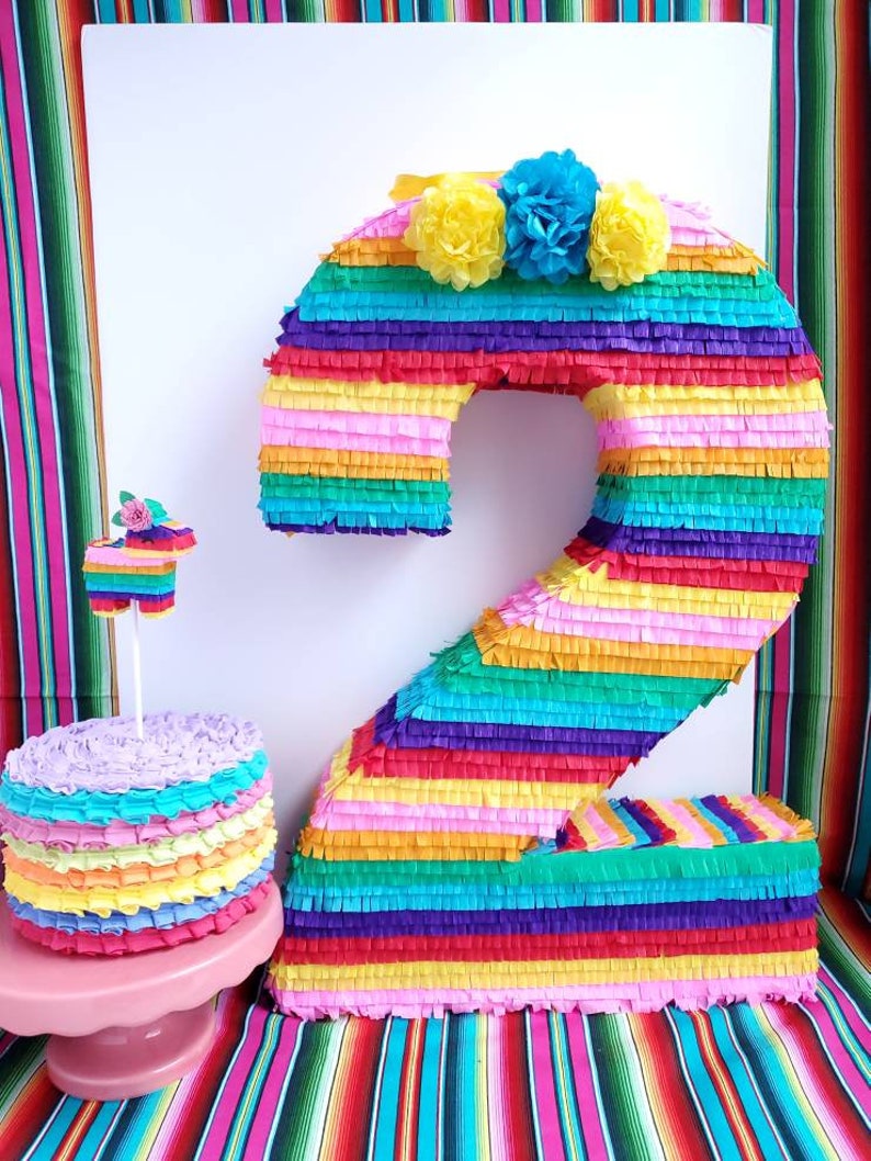 22 Fiesta Theme Number Piñata Number Piñata Taco | Etsy