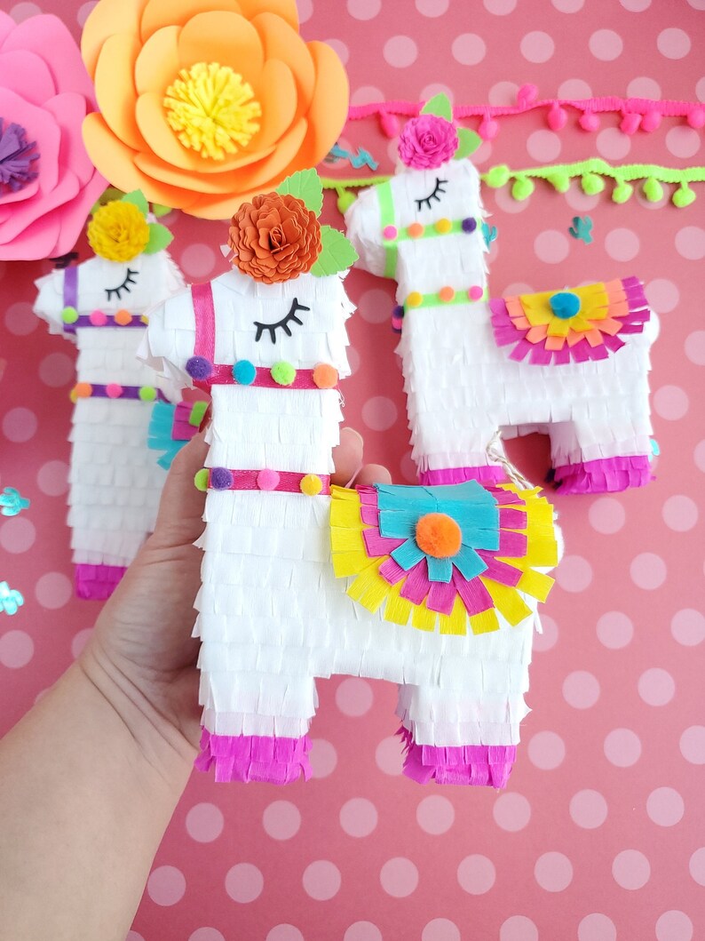 Mini Llama Piñata Party Favors, Set of 3 - Etsy