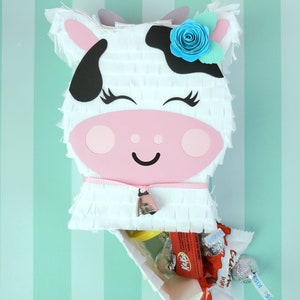 Mini Cow Piñata 6" Tall (1ct.), Cow Mini Piñata, Holstein Cow, Farm ...