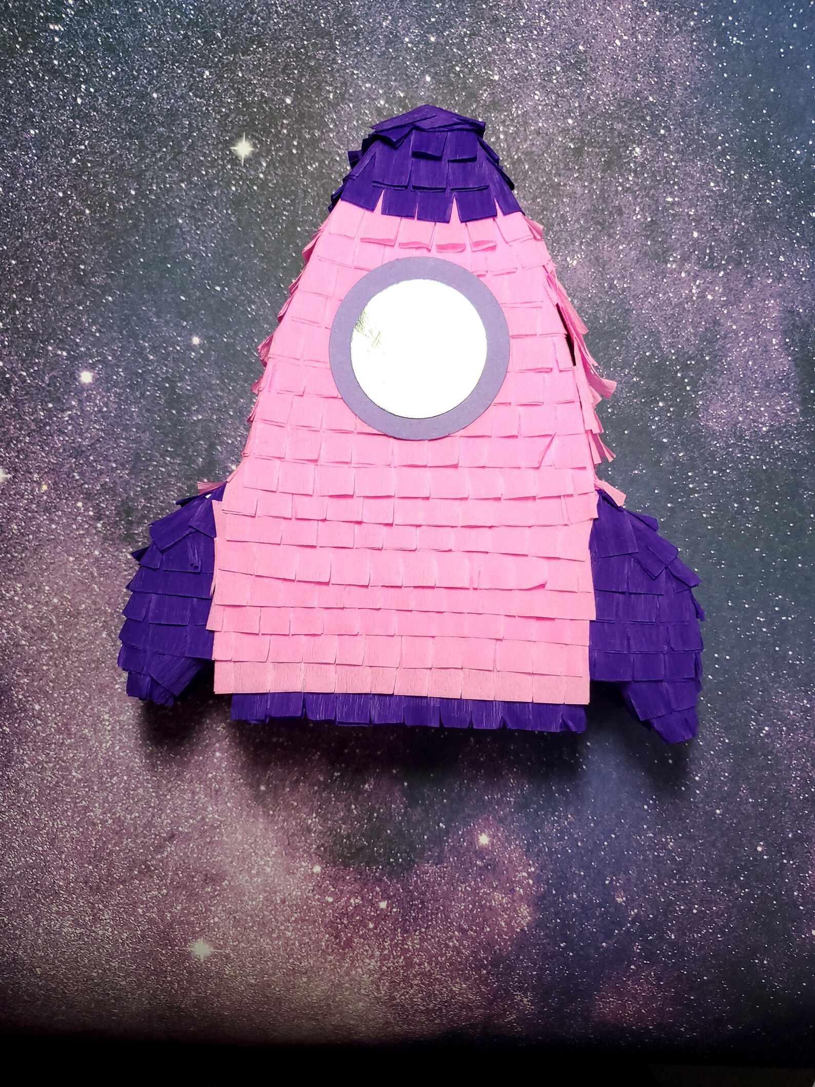 Rocketship Piñata Centerpiece 10 Space Theme Birthday Galaxy Party ...
