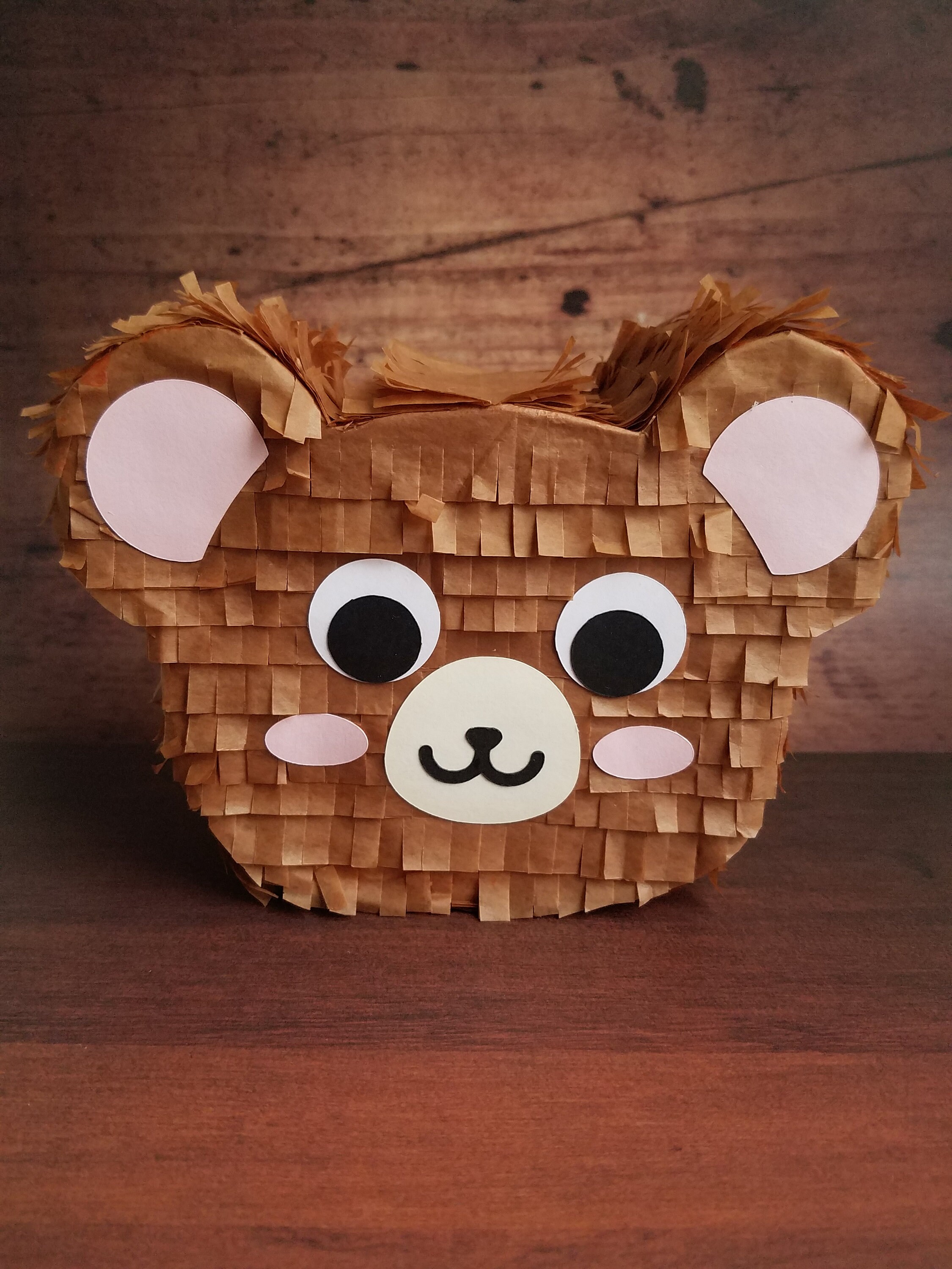 Woodland Bear Mini Piñata 4 Tall Woodland Party Favor | Etsy