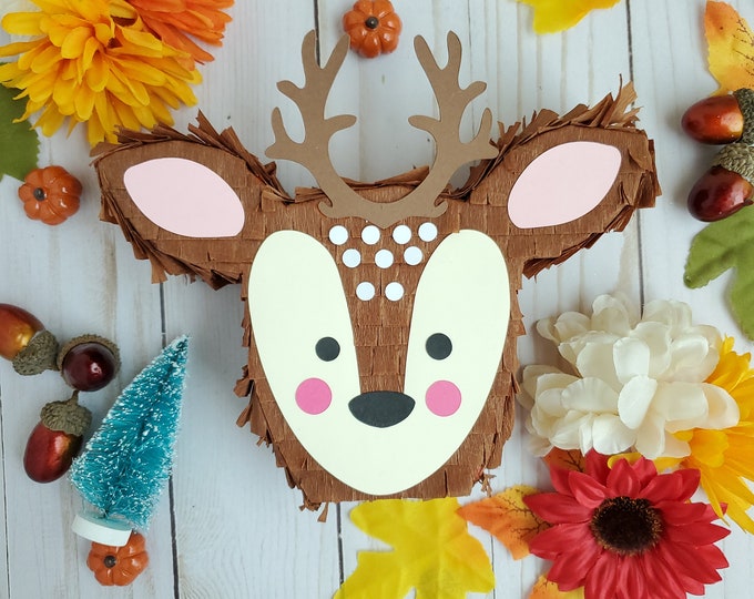 Woodland Fox Birthday Party Pinata - Etsy