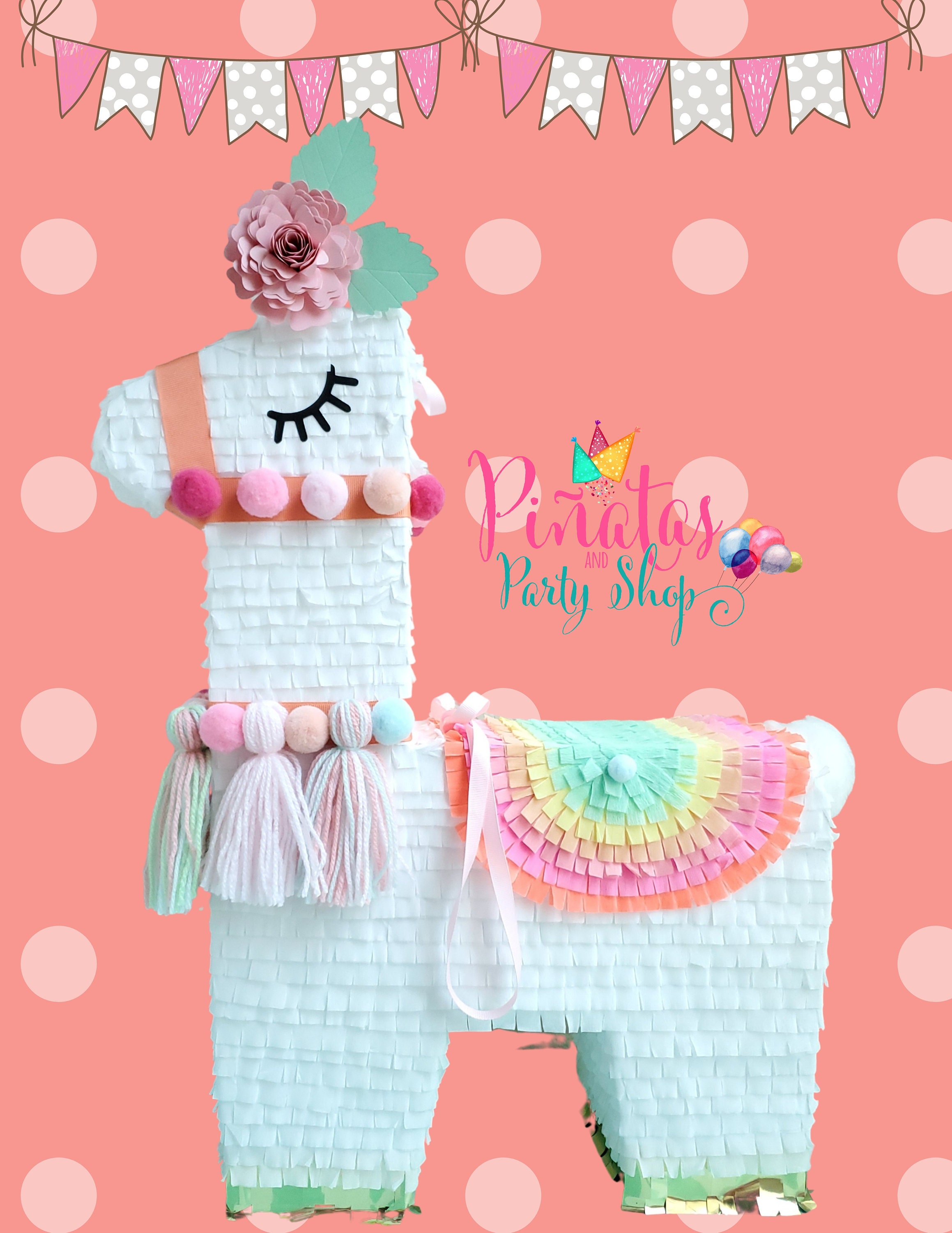 Llama Piñata Decoration 22 Tall Llama Birthday Decor | Etsy