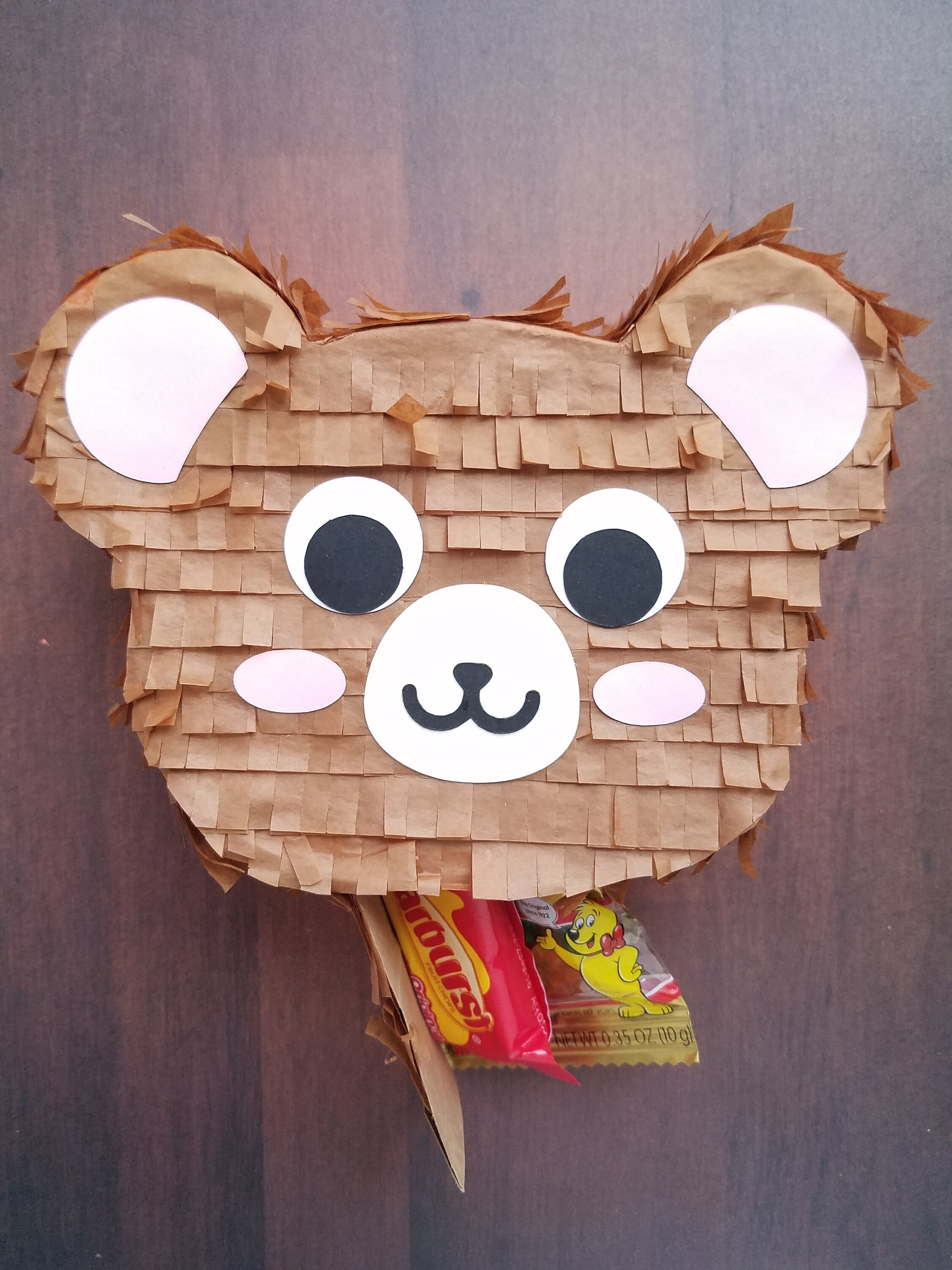 Woodland Bear Mini Piñata 4 Tall Woodland Party Favor | Etsy