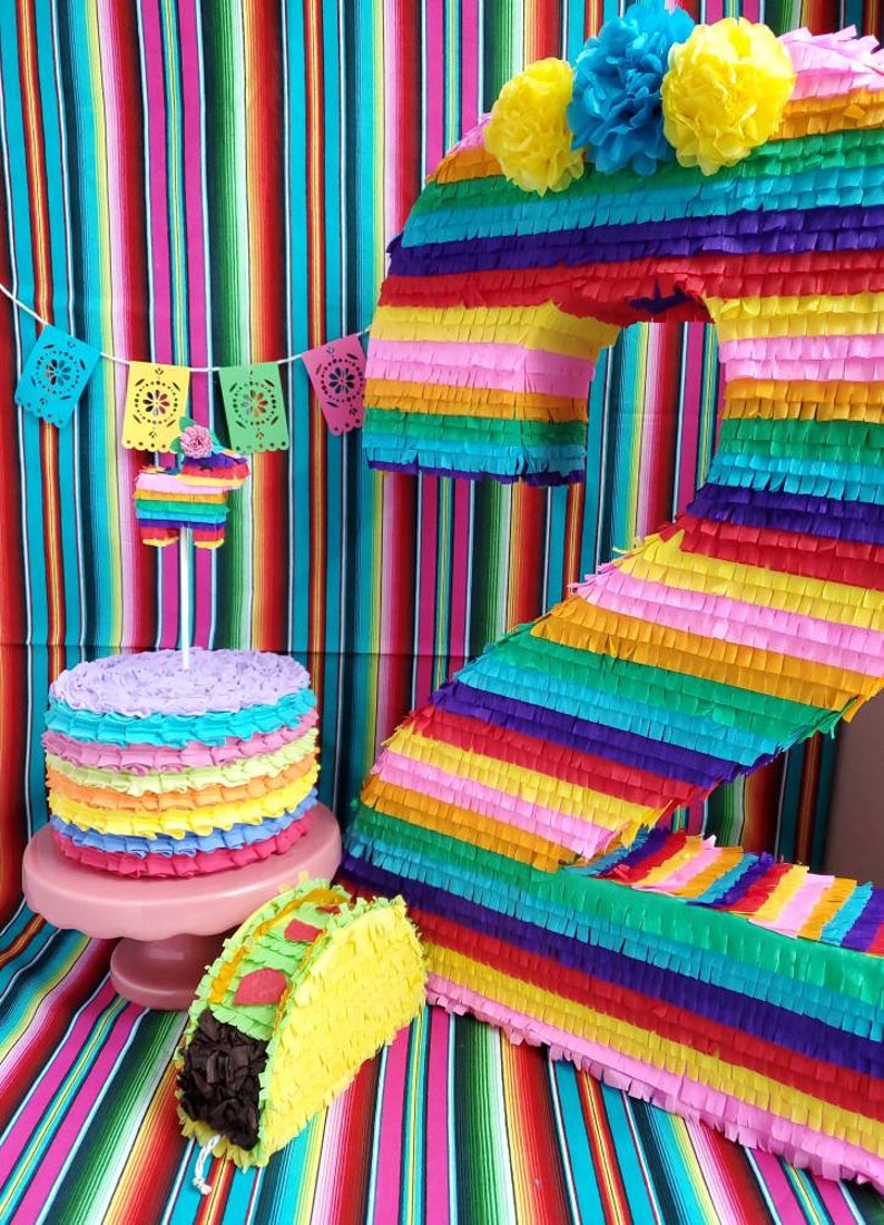 Fiesta Number Piñata, Taco Twosday Decor (22 Inch) - Etsy