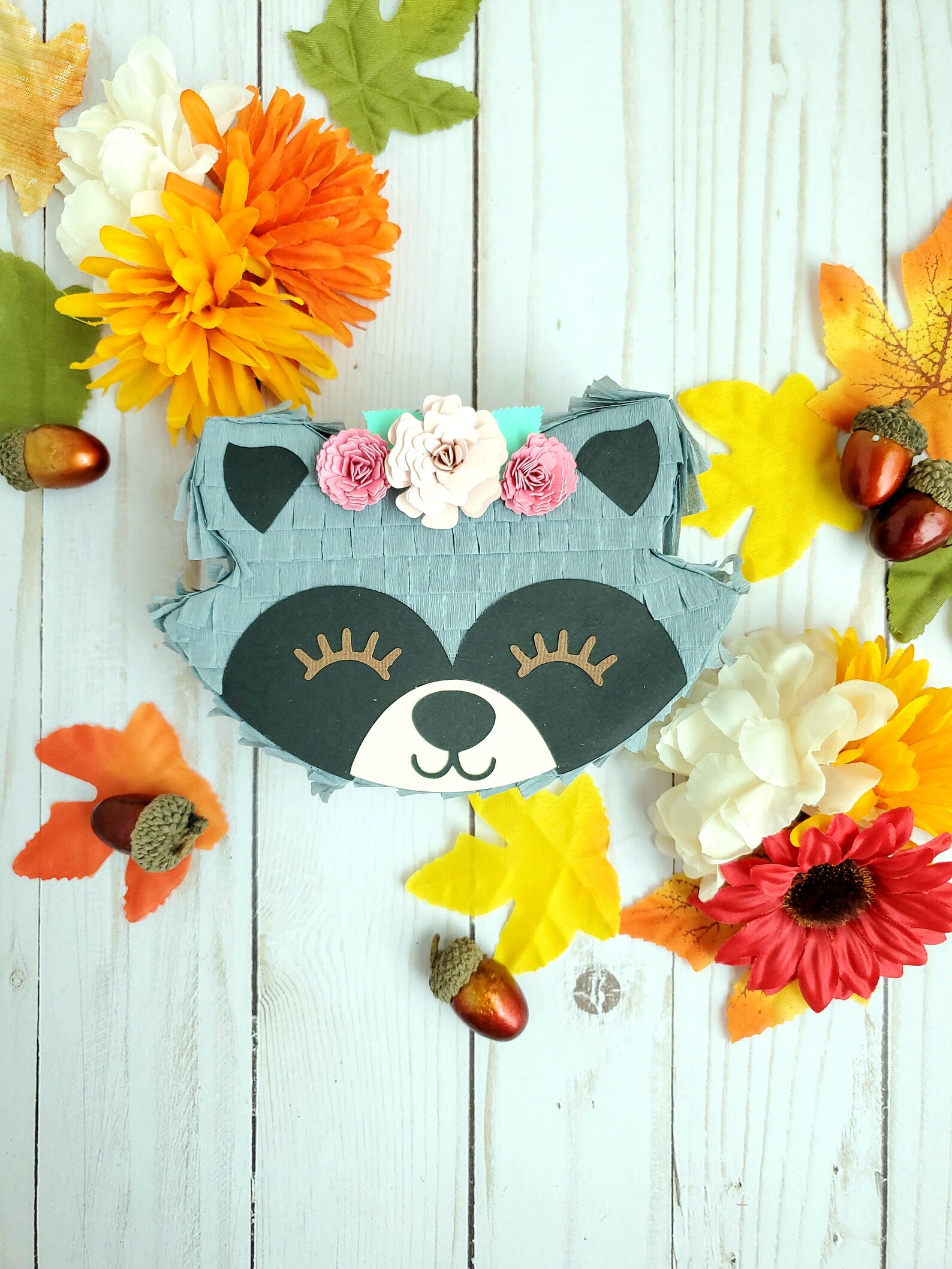 Raccoon Mini Pinata 1x Raccoon Party Favor Rustic Theme | Etsy