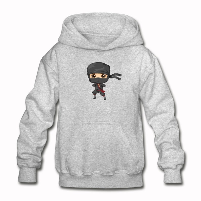 Ninja Cartoon Anime Kids Pullover Hoodie Unisex Youth Hoodie - Etsy