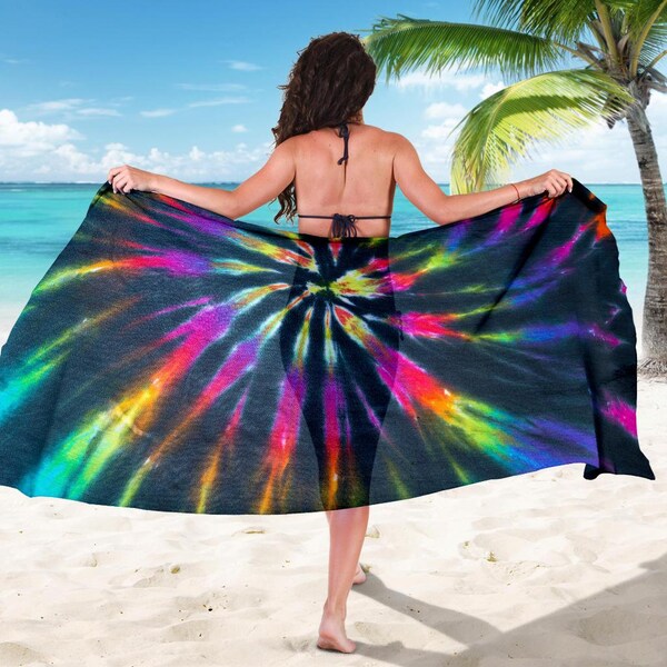 Tie Dye Sarong - Etsy