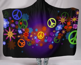 Peace Signs Blanket | Etsy