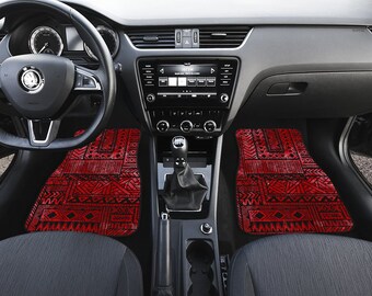 Red Floor Mats Car - Etsy