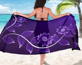 Purple Bathing Suit Cover Up - Etsy