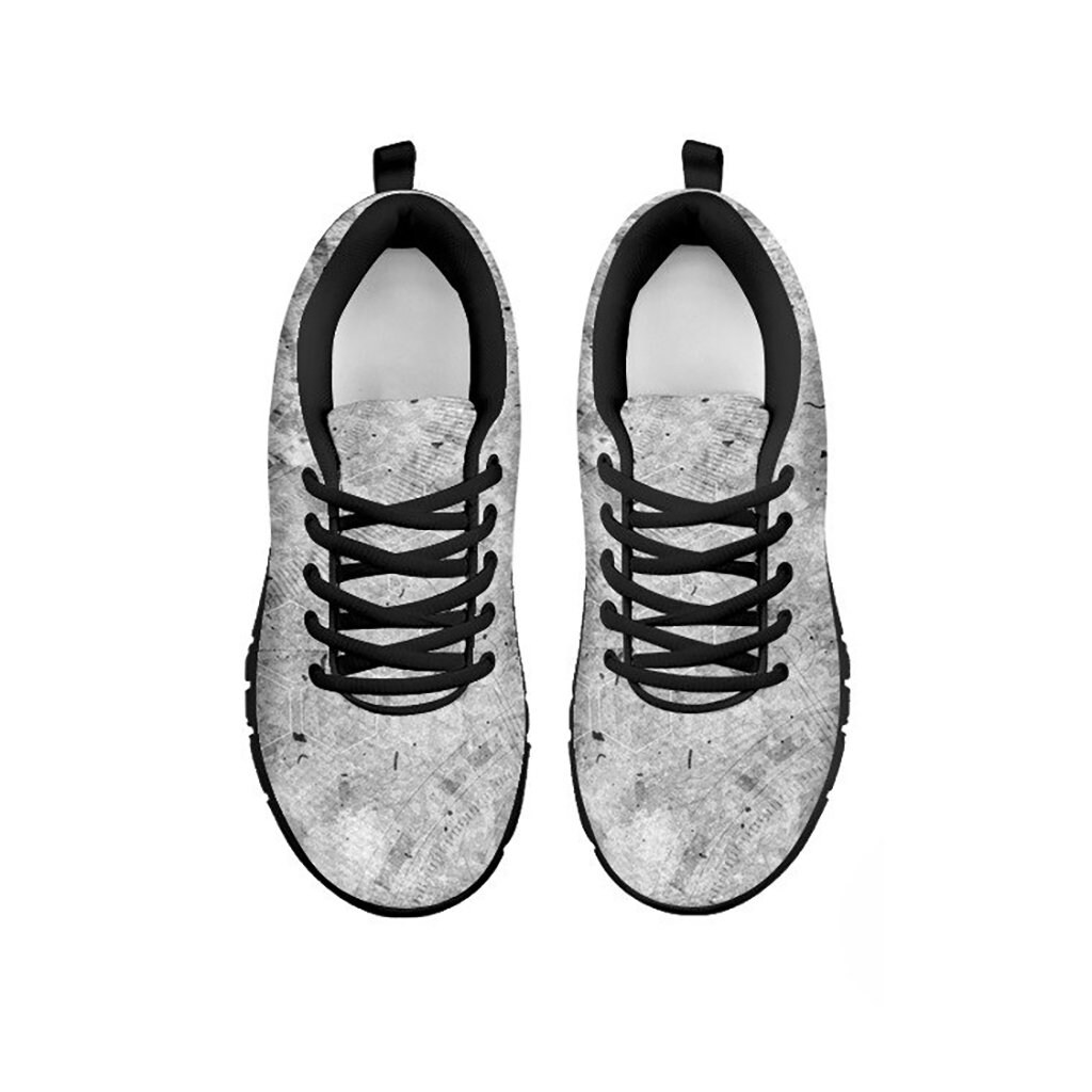 Grey Abstract Art Sneakers Artists Shoes Running Shoes | Etsy