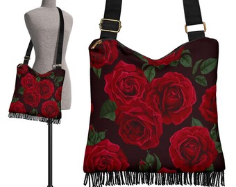 Floral Shoulder Bag | Etsy