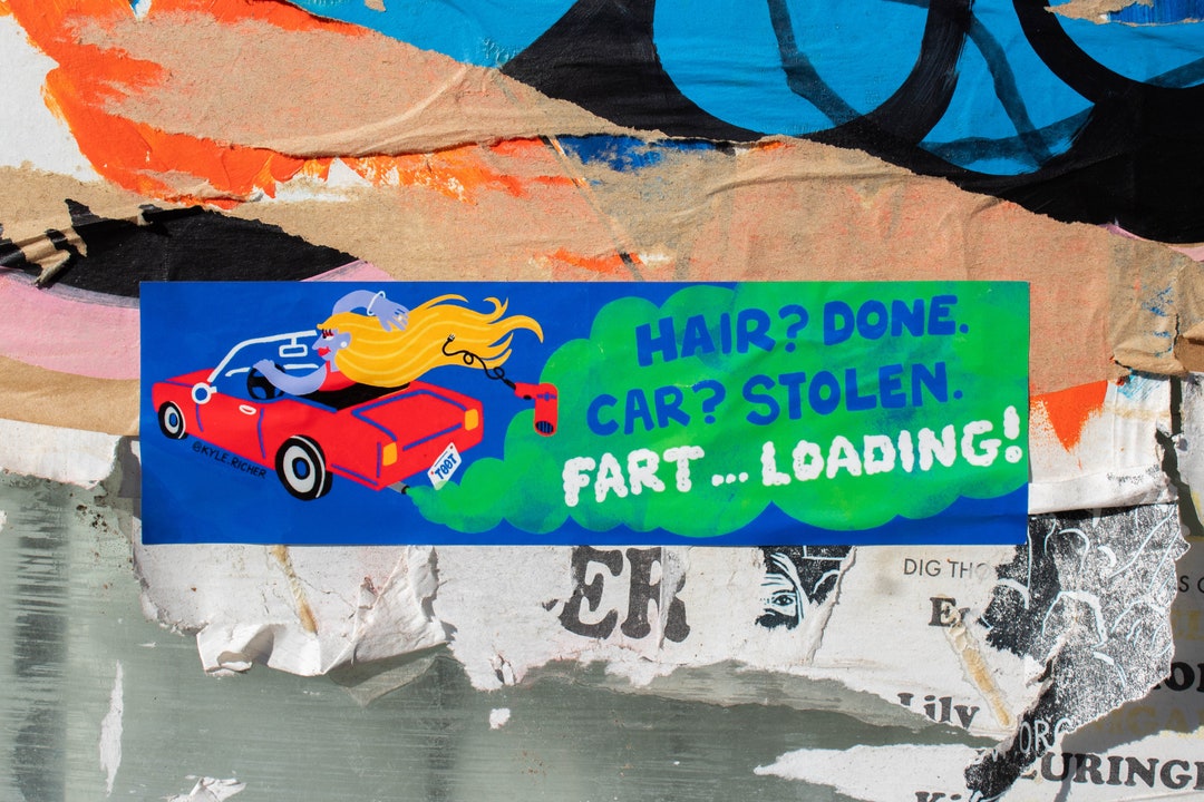 Fart Loading Bumper Sticker - Etsy
