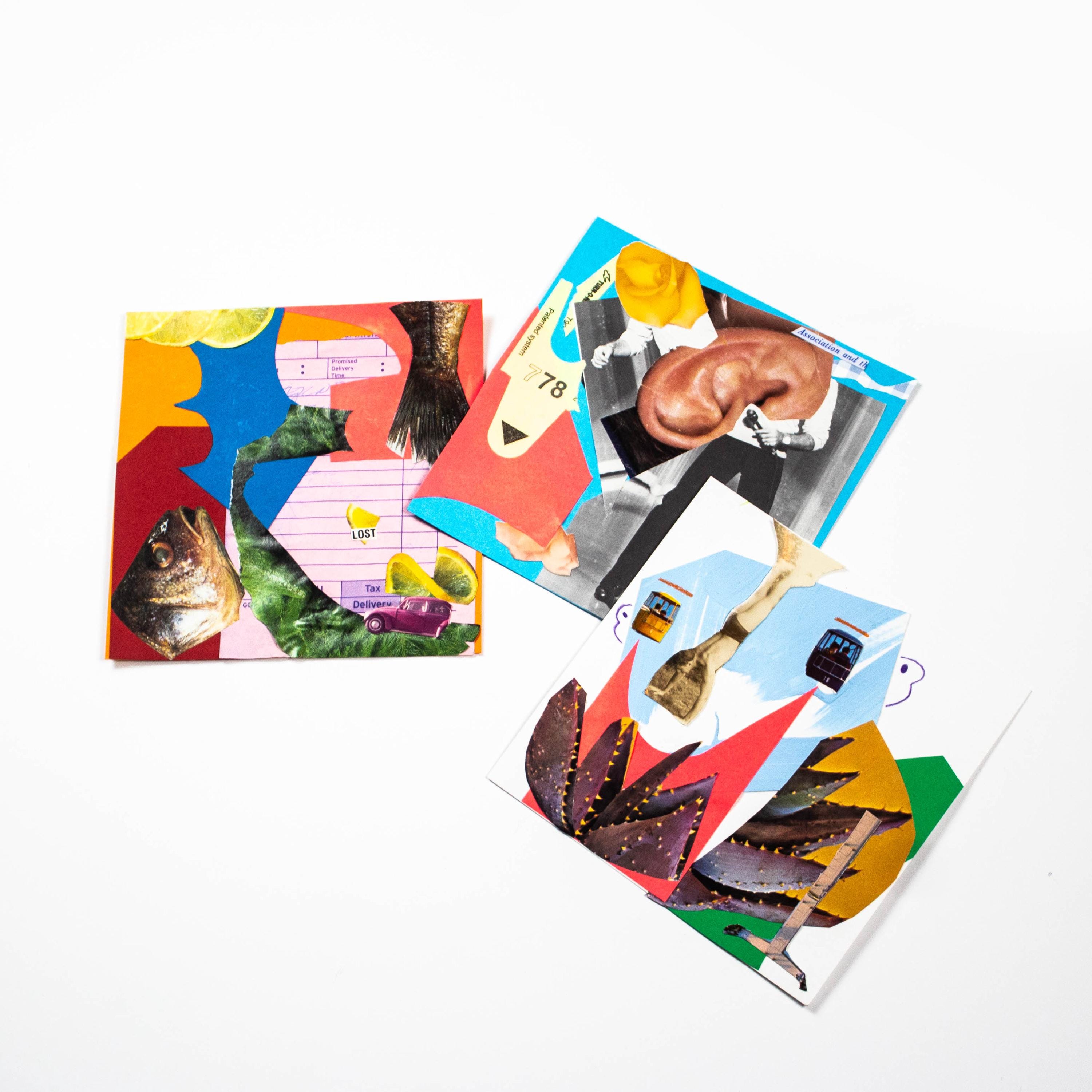 Cut + Collage Kit – Junk Journaling Supplies – Ephemera for Art Collage ...