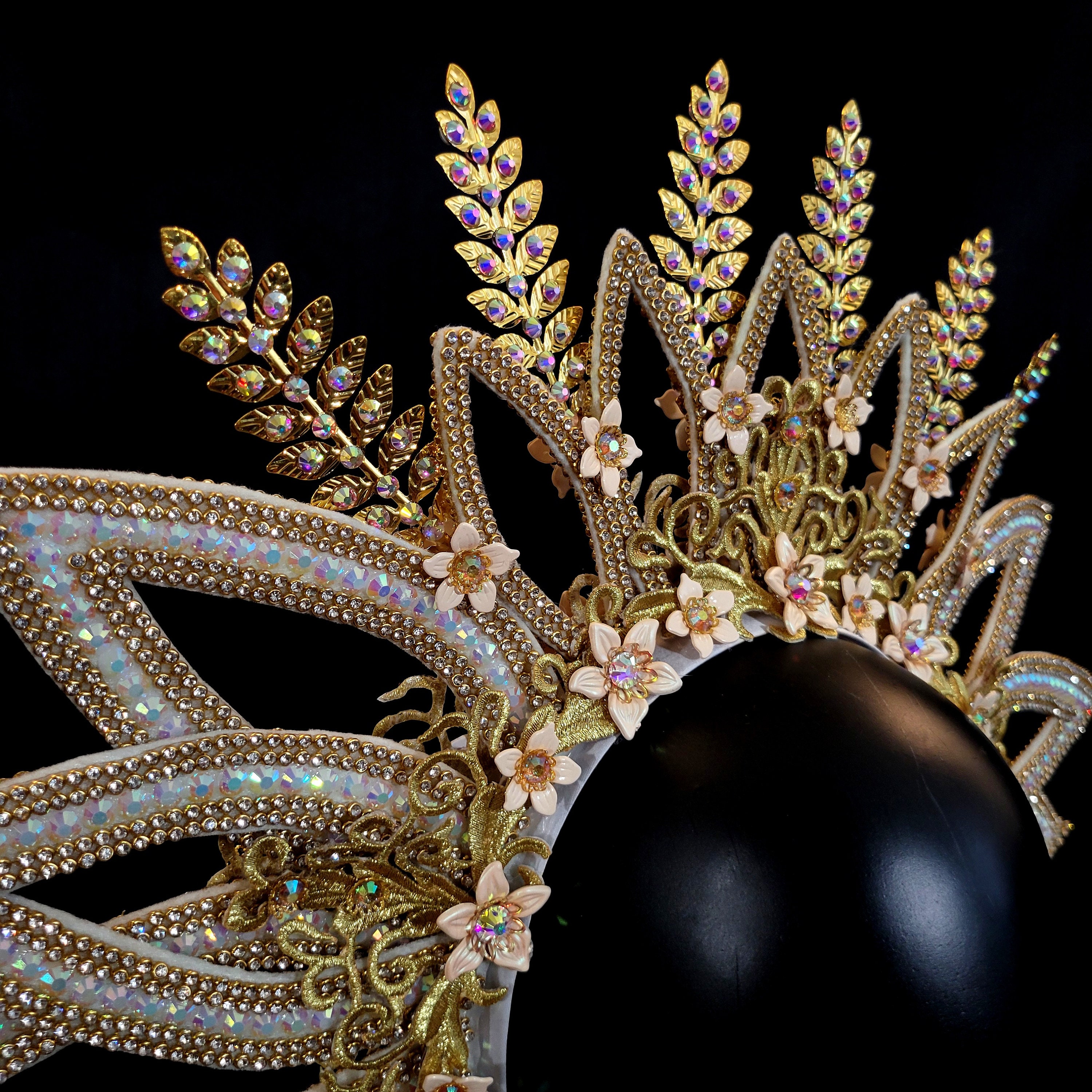 Pink and Gold Fairy/mermaid Crown - Etsy