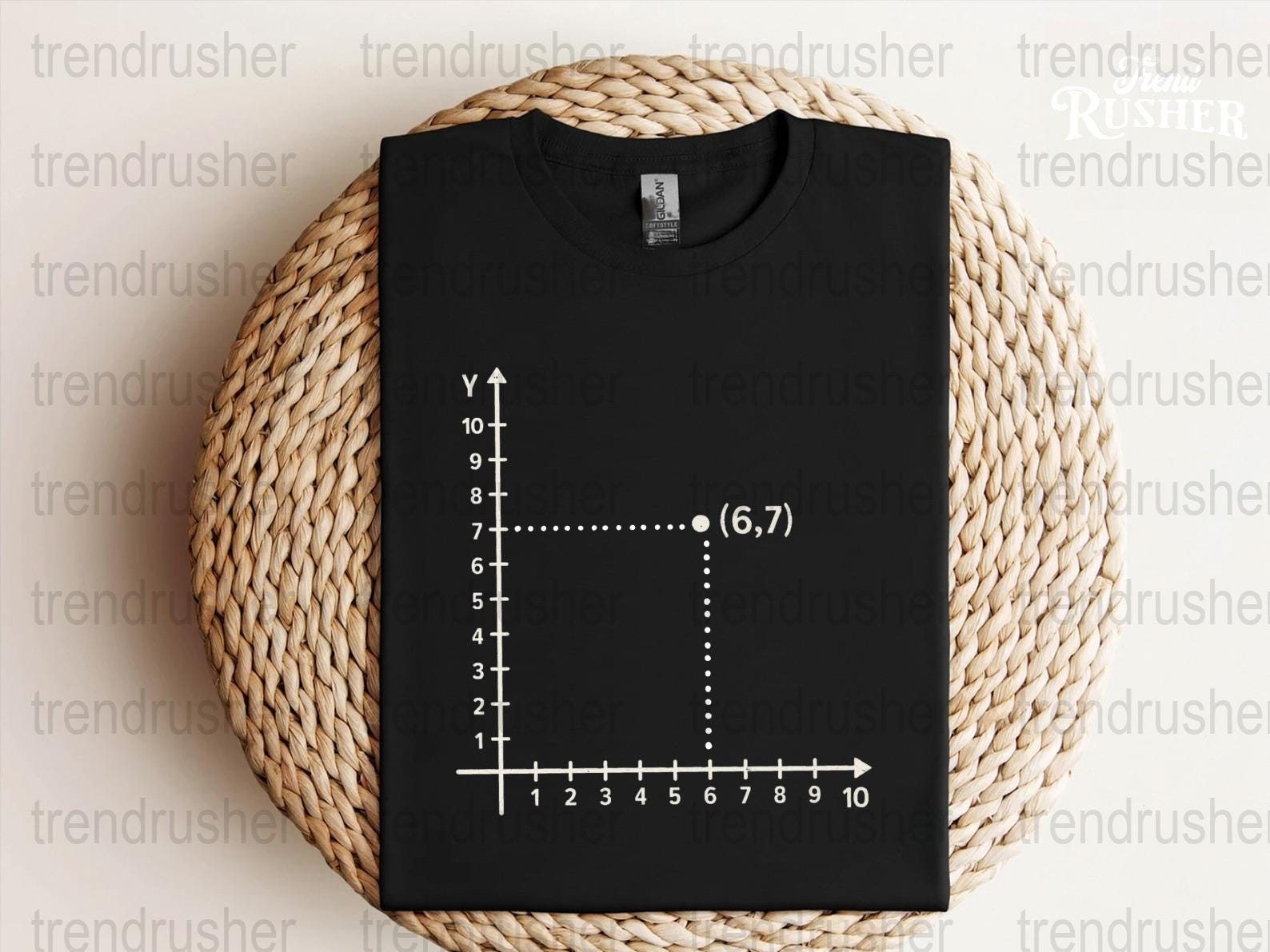 Funny (6,7) Coordinate Graph Plane PNG: Math Teacher Meme (digital ...