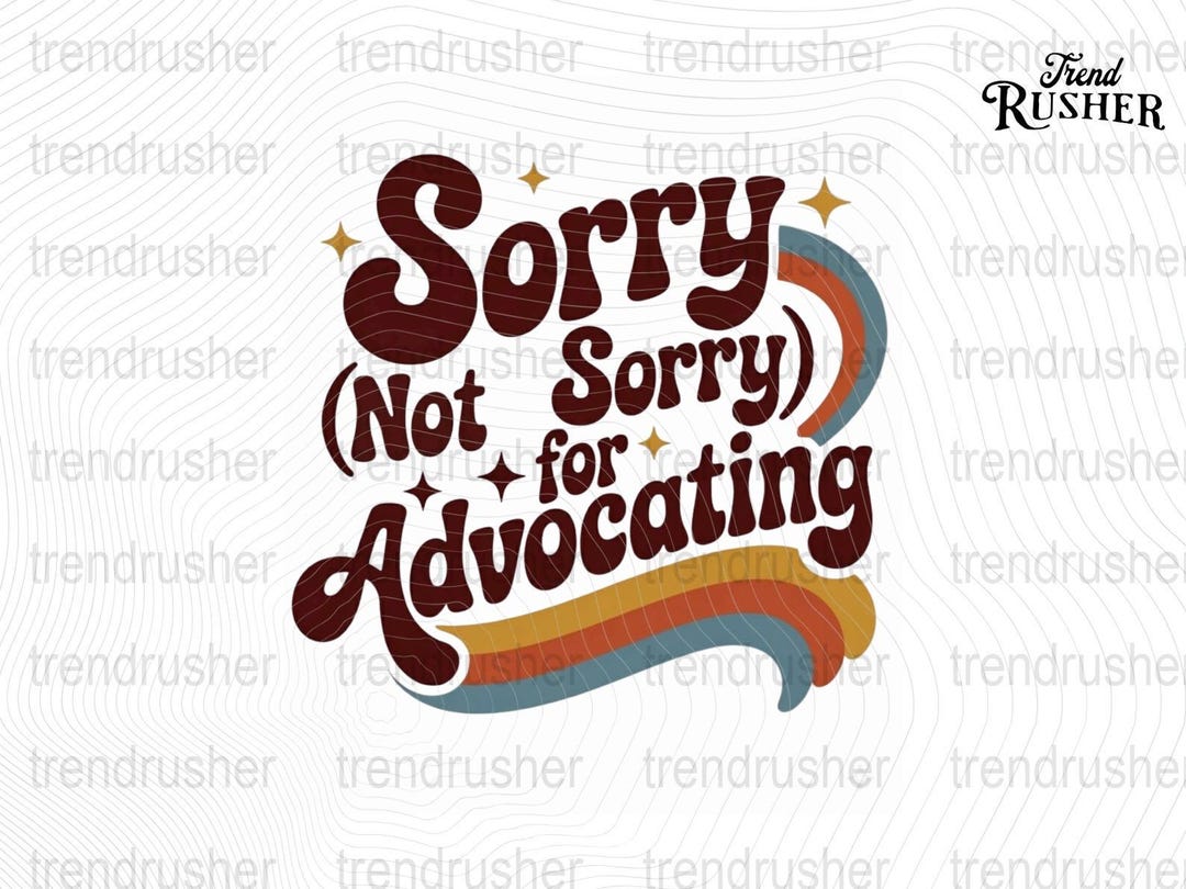 Sorry Not Sorry for Advocating PNG: Funny Retro Rainbow (digital ...