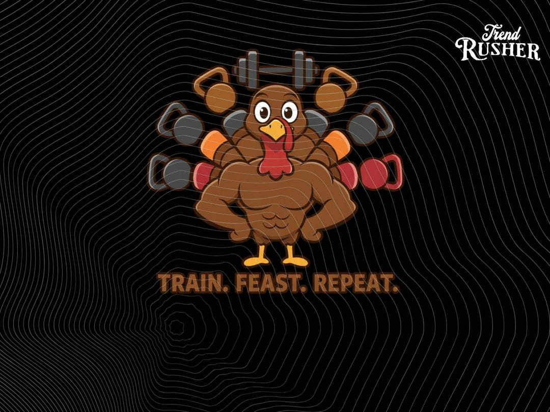 Gym Turkey Png Digital, Funny Thanksgiving Png Digital, Thanksgiving ...