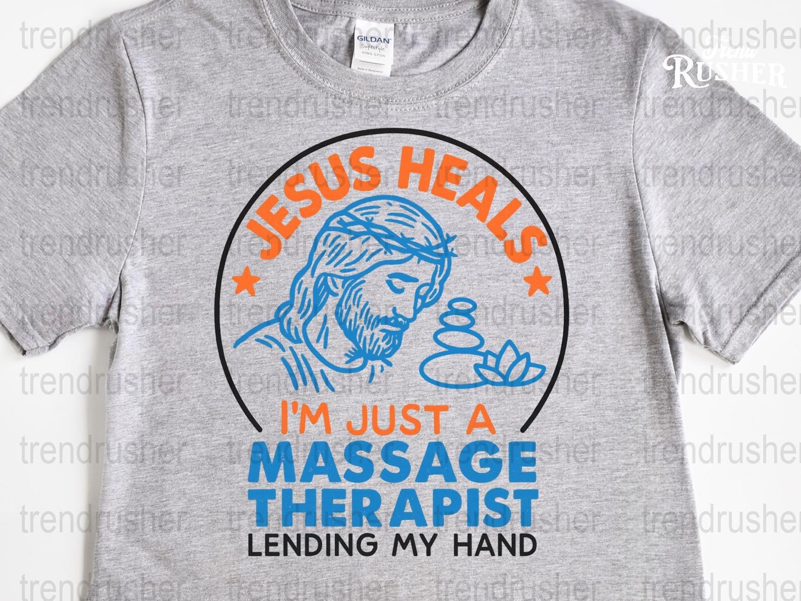 Jesus Heals I'm Just A Massage Therapist Lending My Hand Png Healing ...