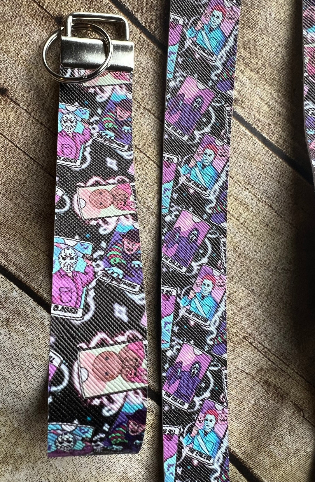 Horror Keycahin, Horror Keywristlet - Etsy