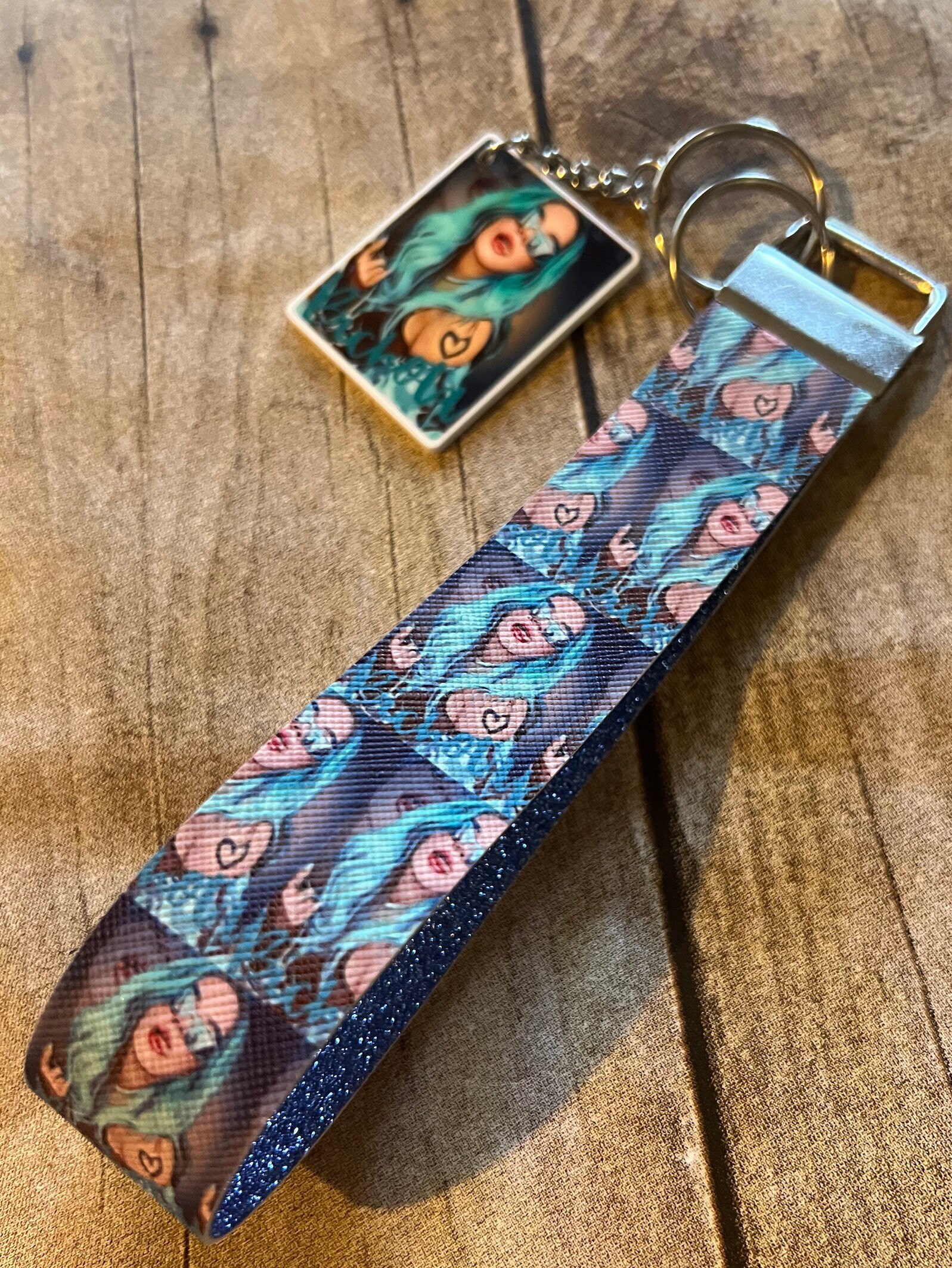 Karol G Keychainbichota Keychainkeyfob Wristlet Karol G - Etsy