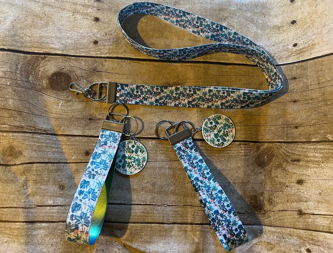 Plant Lover Keyfob Wristlet,plant Lover Keychain, Llavero De Plantas ...