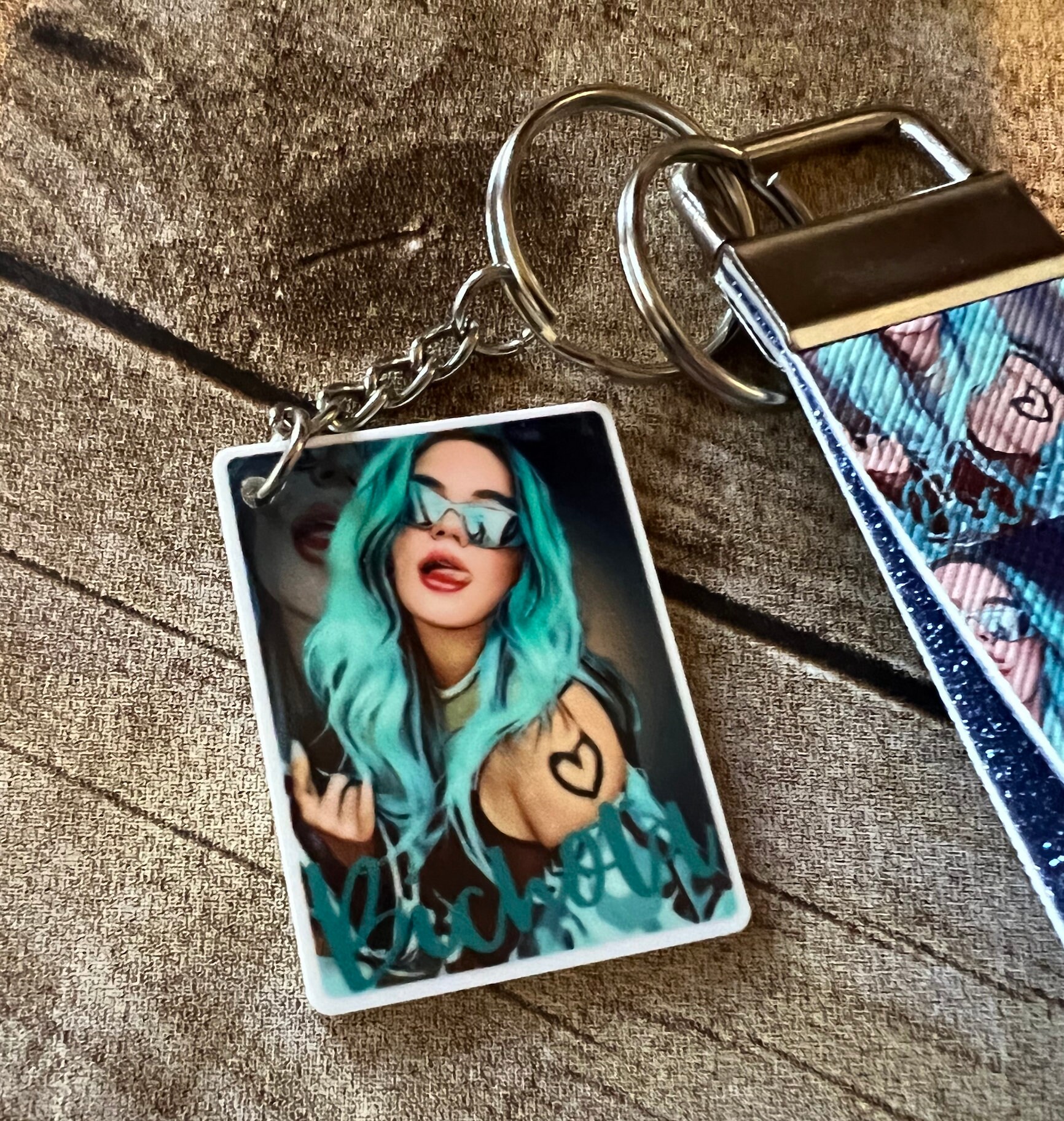 Karol G Keychainbichota Keychainkeyfob Wristlet Karol G - Etsy