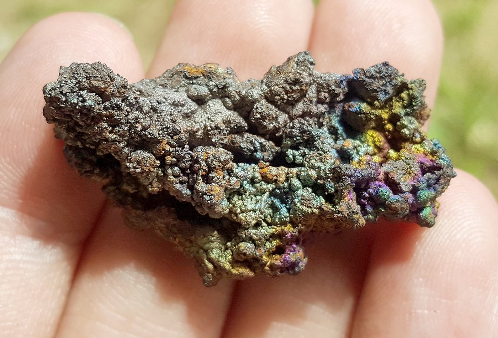 Amazing Rare Natural Leklai Rainbow Cluster Growing Thai Amulet # ...