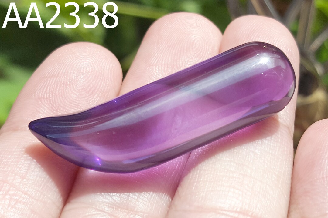Mystic Purple Energy Naga FANG Eye Gem Crystal Luck Thai Amulet aa2338a ...