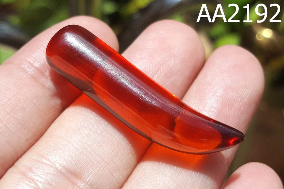 Mystic Red Energy Naga FANG Eye Gem Crystal Luck Thai Amulet 2192c R2 ...