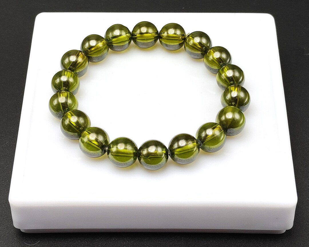 10mm Mystic Green Phaya Nak Naga Eye Crystal Gemstone Mala Beads Magic ...