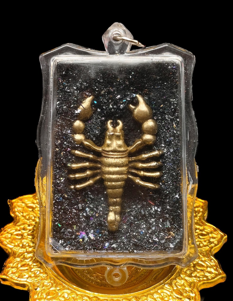 Scorpion Riak Sap Leklai Mix Rainbow Dust Glitter Charm Talisman Wealth ...