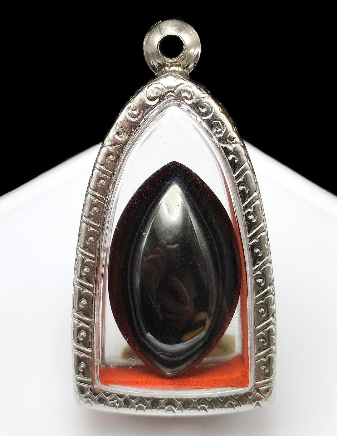 BIG Power Mystic Black Shape Diamond Energy Naga Eye Gem Crystal Luck ...