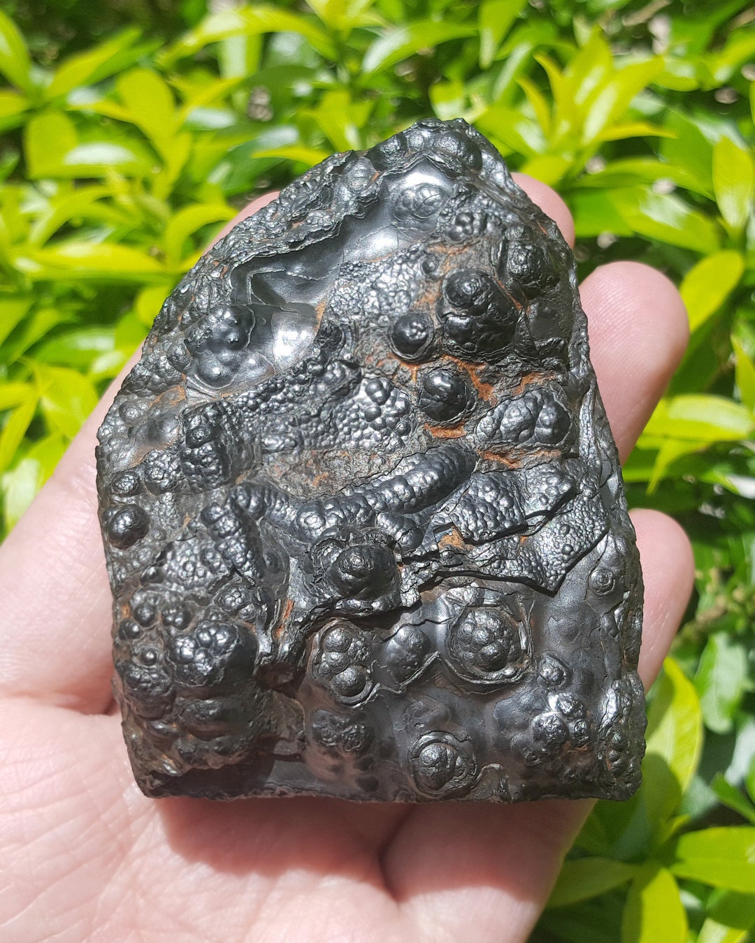 Rare Natural Leklai Stone Erotic Mineral Cluster Private Black Metallic Mysterious Sacred Magic ...