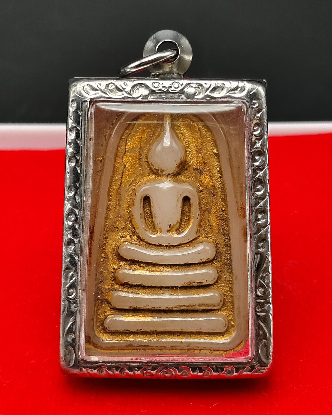 Mysterious Sacred White Leklai Kaew Phra Somdej LP Toh Wat Phra Kaew Magic Charm Talisman ...