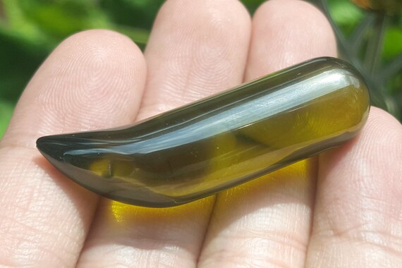 Mystic Green Energy Naga FANG Eye Gem Crystal Luck Thai Amulet | Etsy