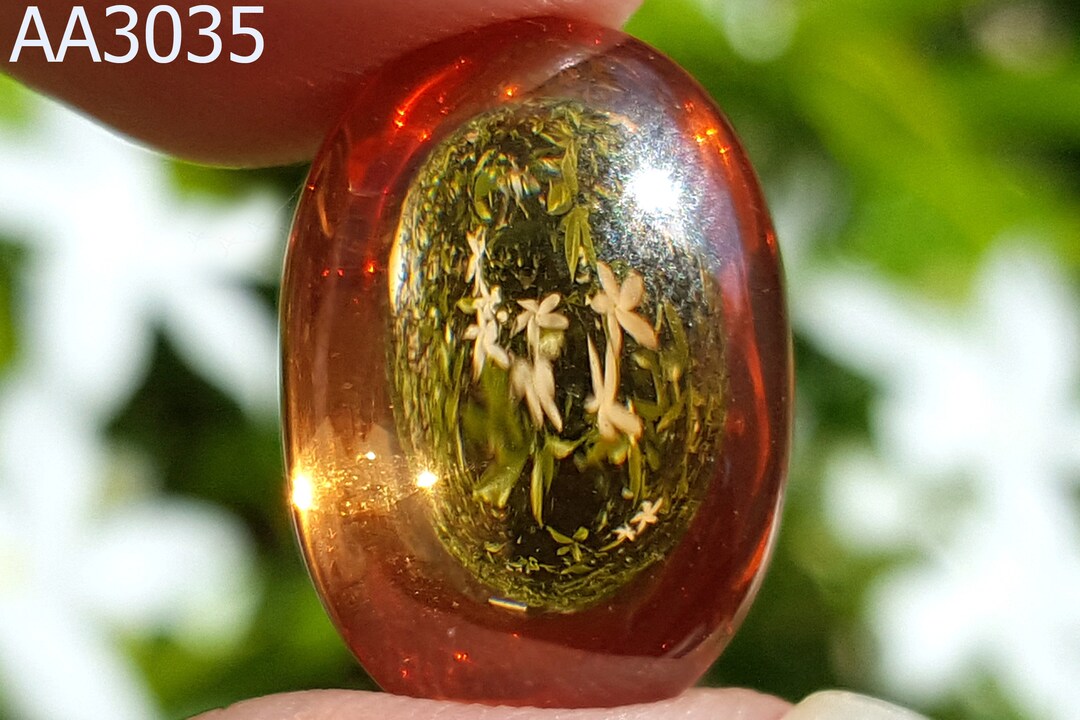 Mystic Orange Oval SOAP Energy Naga Eye Gemstone Charm Protect Wealth ...